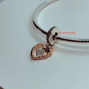 Pandora | Jewelry | Pandora Heart Rose Flower Dangle Charm 78929c0 ...